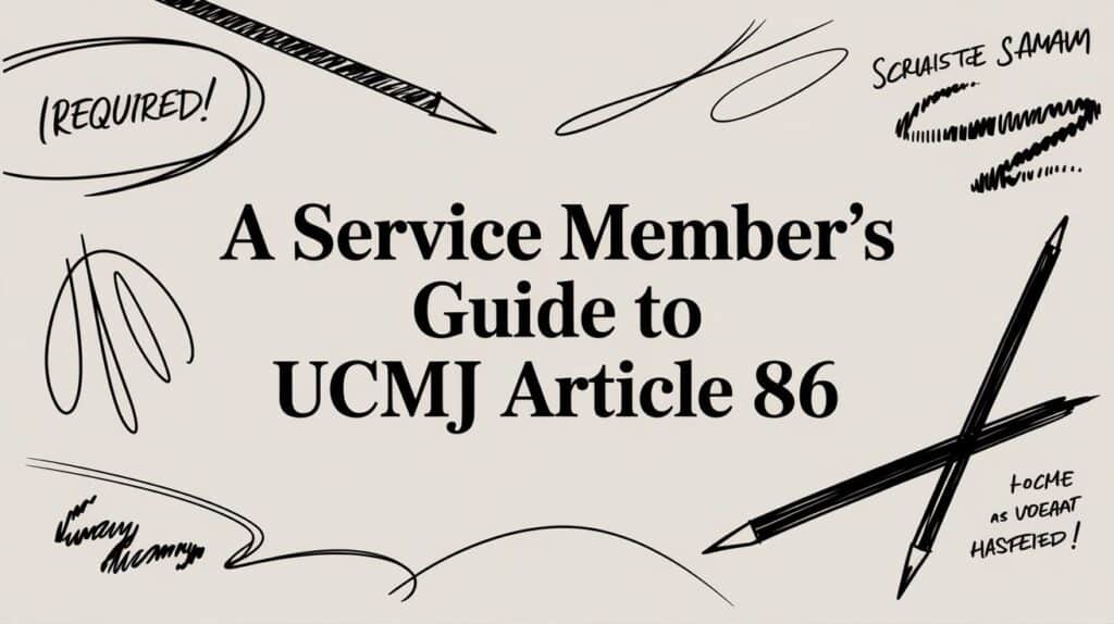 UCMJ Article 86: What You Need To Know About AWOL
